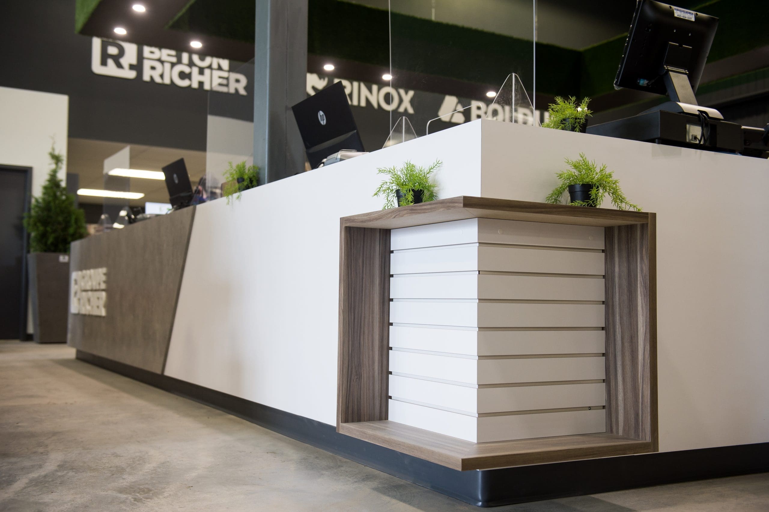 Commercial Millwork Shop | Custom Wooden Counter & Display | Etalex
