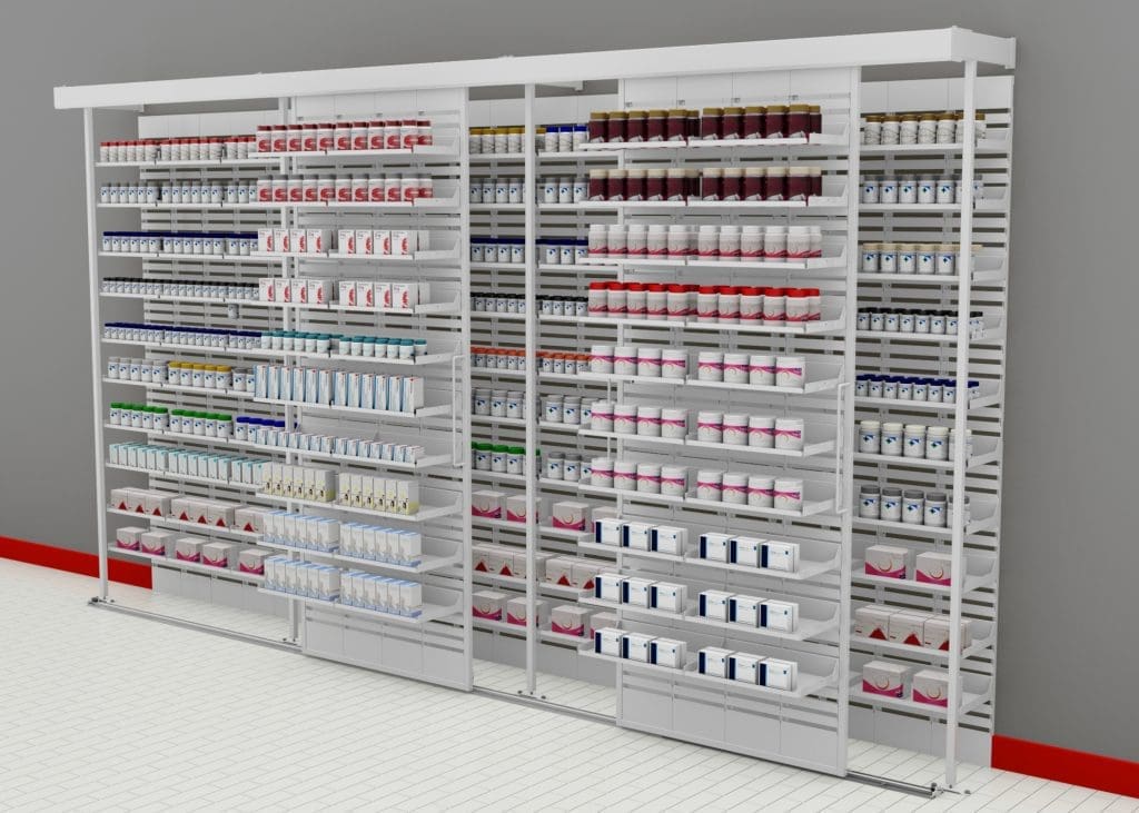 Pharmacy Shelving Solutions | Dispensary Design RxLab | Etalex